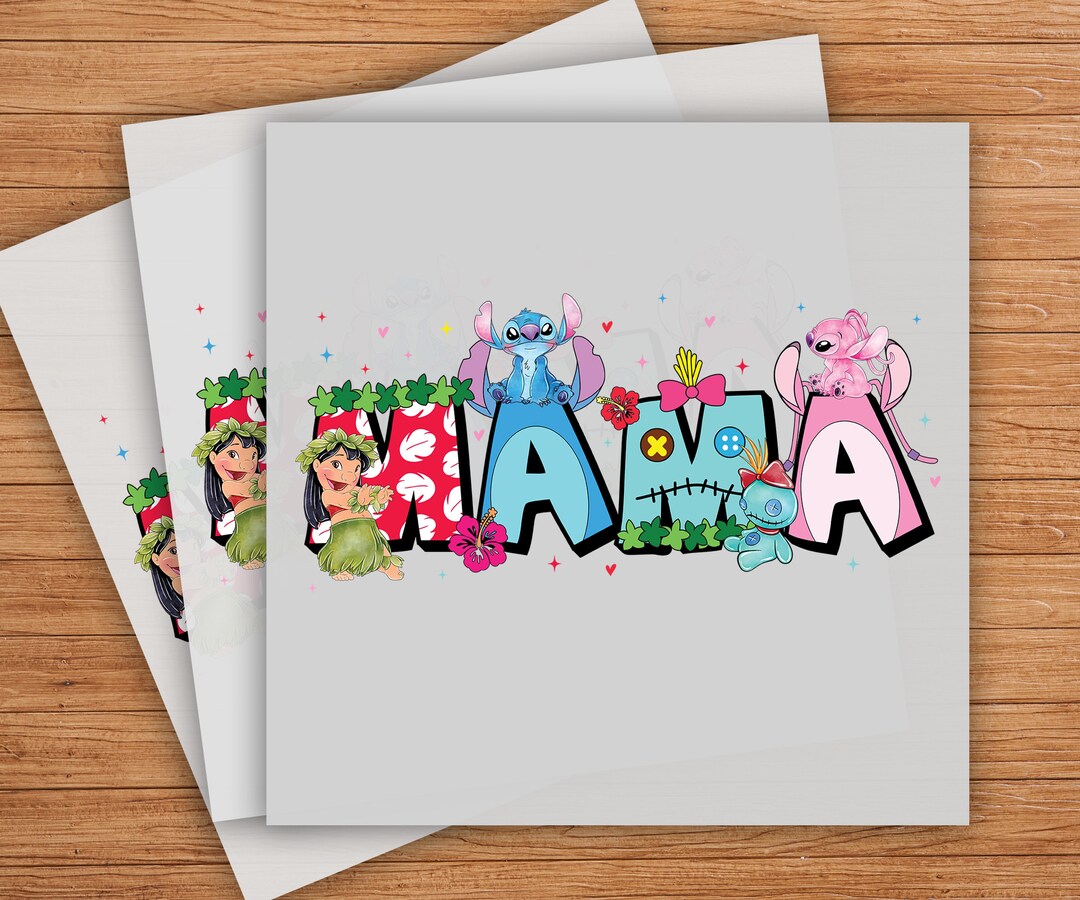 Mama Stitch DTF Transfer, Charming Craft Design, Ready-to-press Graphic ...