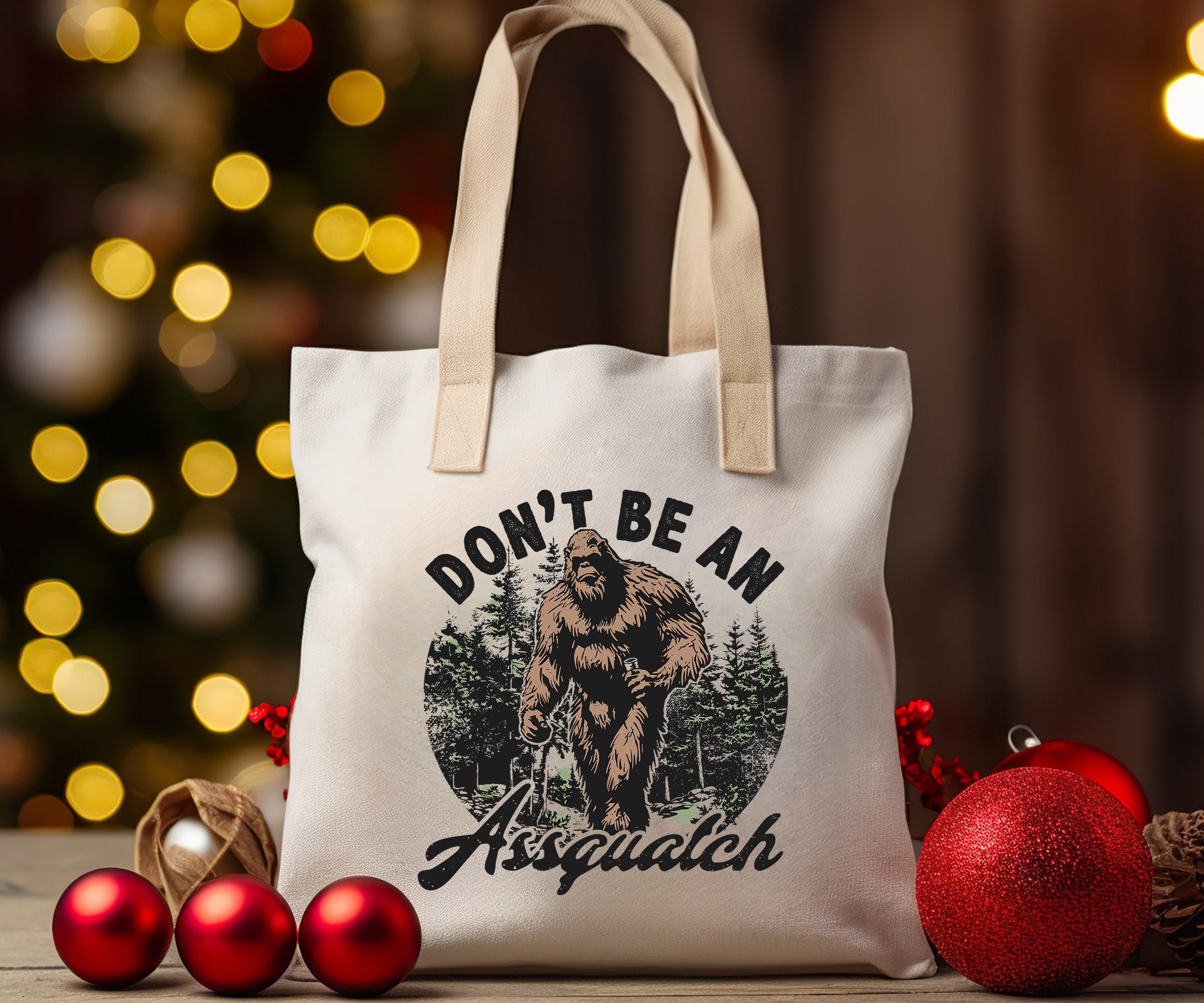Assquatch Bigfoot DTF Transfer: Funny Iron-on Decal - Etsy