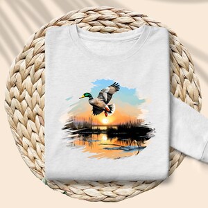 Mallard Duck Hunting DTF Transfer: Vibrant Waterfowl Apparel Accent - Etsy