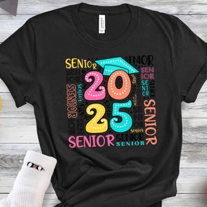Senior 2025 DTF Transfer, Ready to Press, School Spirit Decal, Iron On ...