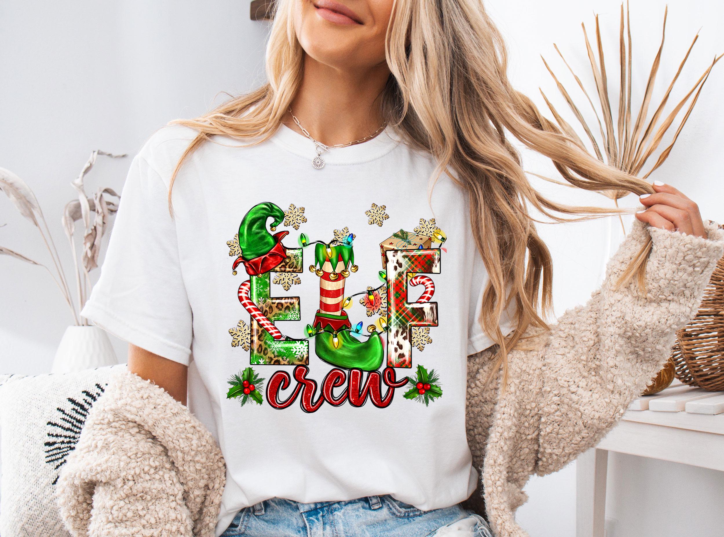 Christmas Elf Crew Iron-on Transfer – Holiday Group Outfit - Etsy