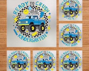 Welcome Back To School Dtf Transfer School Bus Design Diy Craft