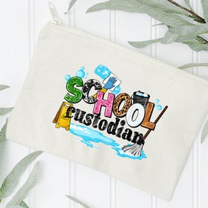 School Custodian Appreciation DTF Transfer: Heat Press Decal - Etsy