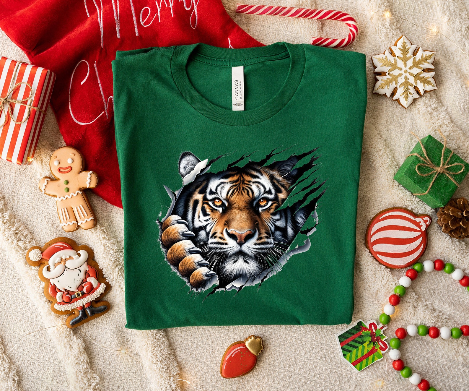 Vibrant Watercolor Tiger Scratch DTF Transfer - Aggressive Angry Tiger ...