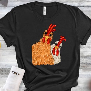 Crazy Chicken DTF Transfer, Add a Dose of Farmyard Fun to Your ...