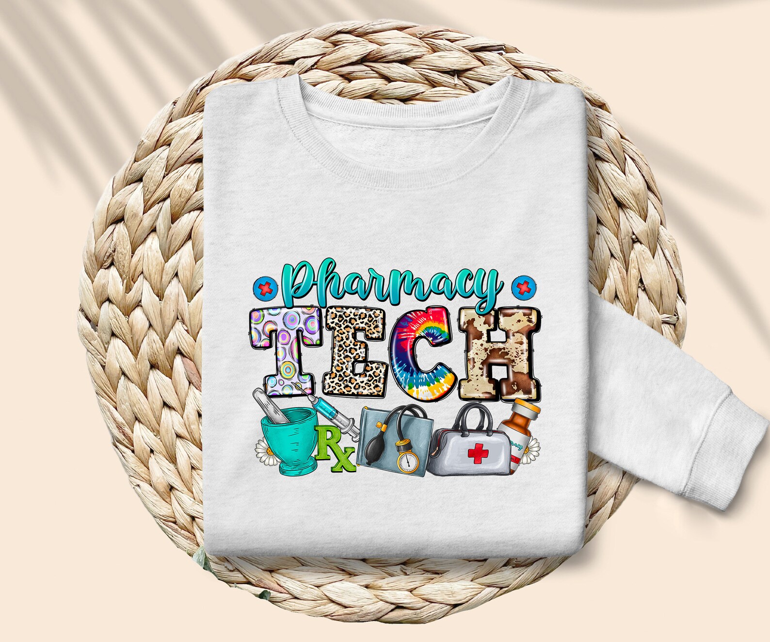 Pharmacy Tech DTF Transfer: DIY Medical Apparel Decal - Etsy