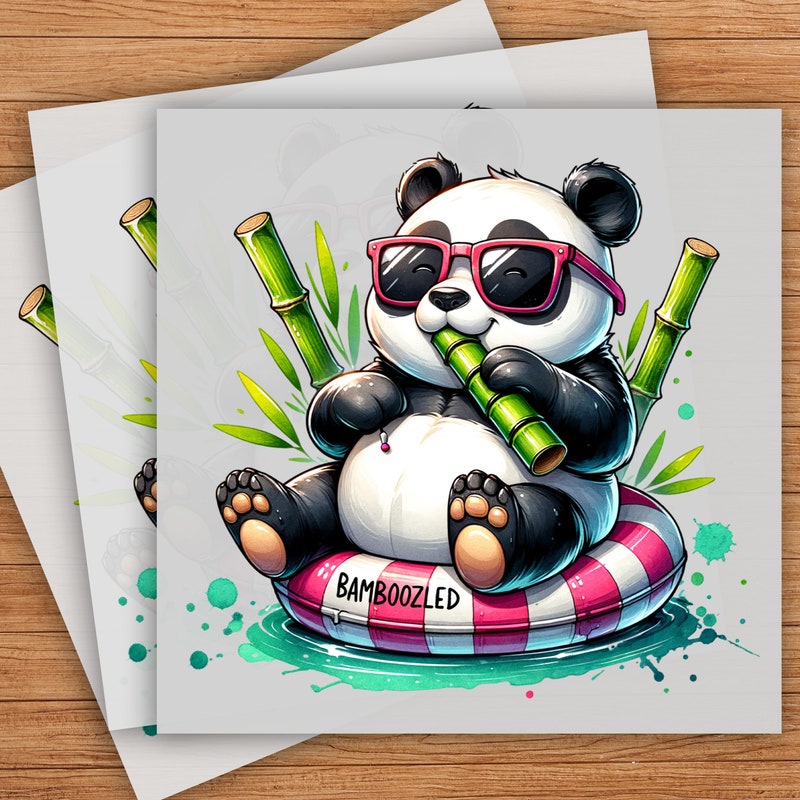 Panda Iron Heat Transfers - Etsy