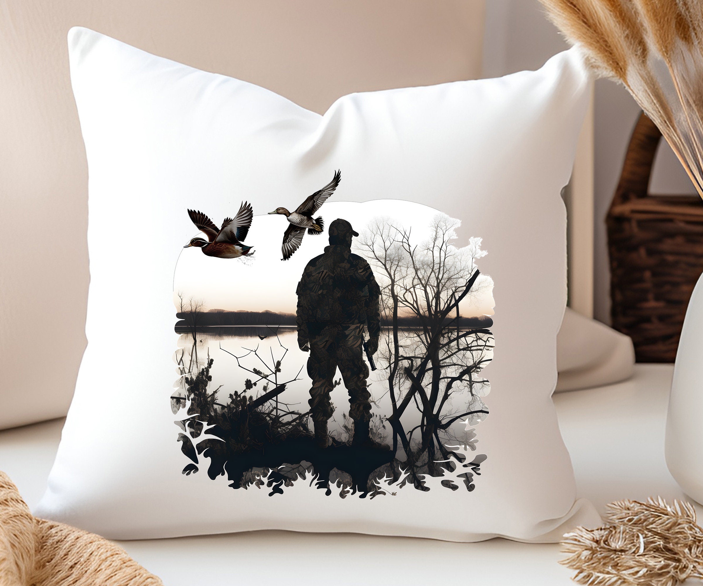 Duck Hunting DTF Transfer, Outdoor Design for Enthusiasts, Custom ...