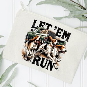 Gun Dog 'let 'em Run' DTF Transfer, Hunting Passion Design, Easy ...