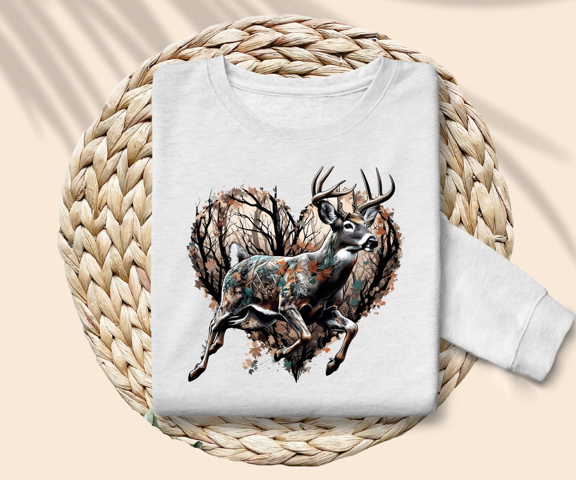 Deer Hunting DTF Transfer: Wilderness Nature Design, Ready Press ...