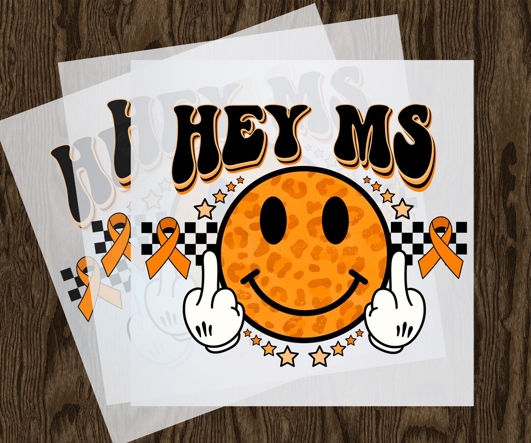 Multiple Sclerosis Awareness DTF Transfer: Iron-on Design - Etsy