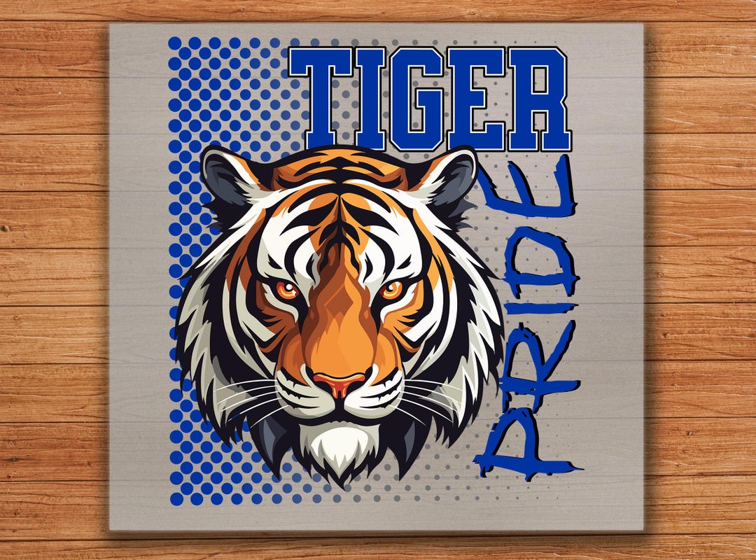 Tiger Mascot DTF Transfer: School Spirit Game Day Shirt - Etsy