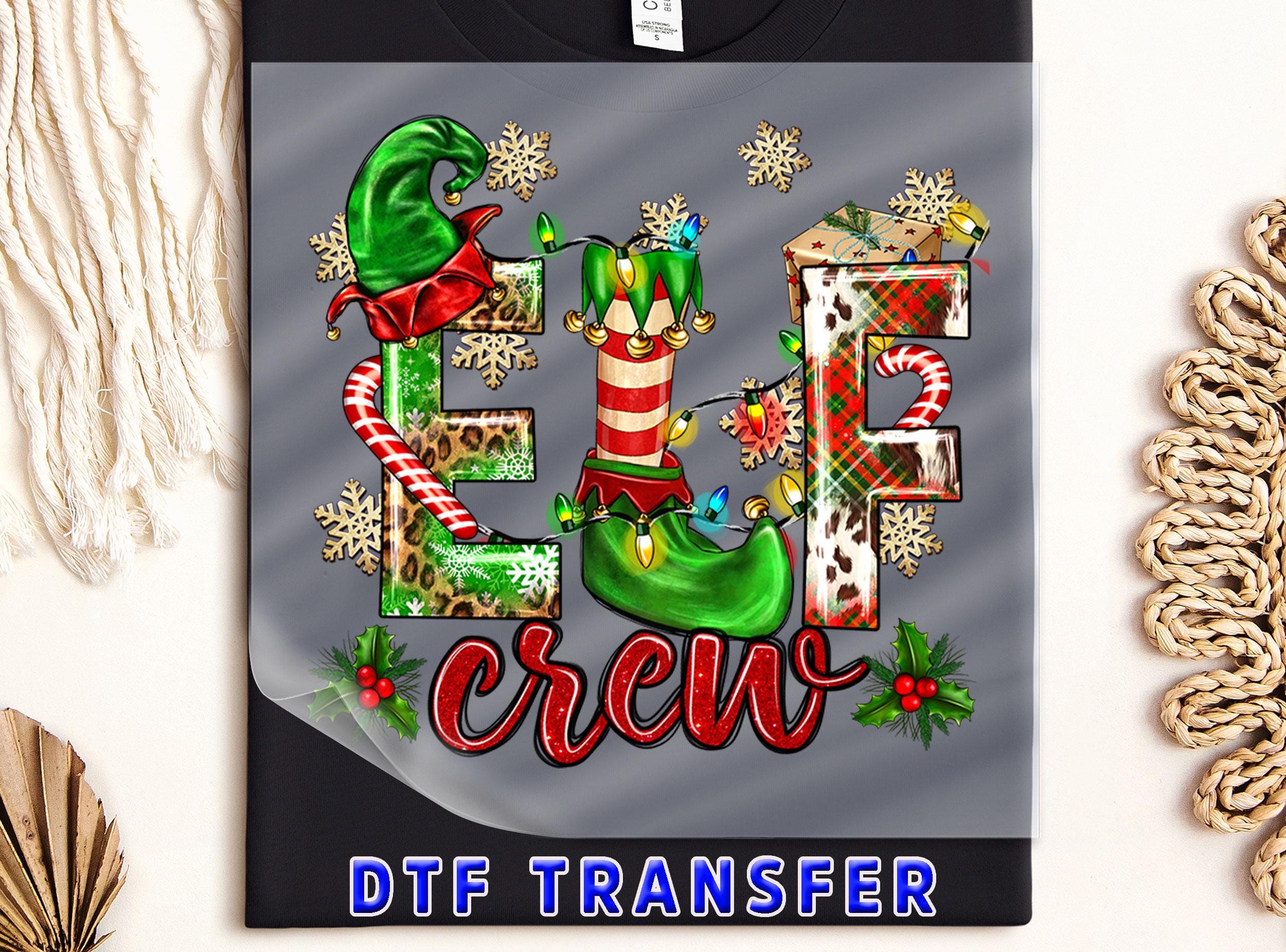 Christmas Elf Crew Iron-on Transfer – Holiday Group Outfit - Etsy