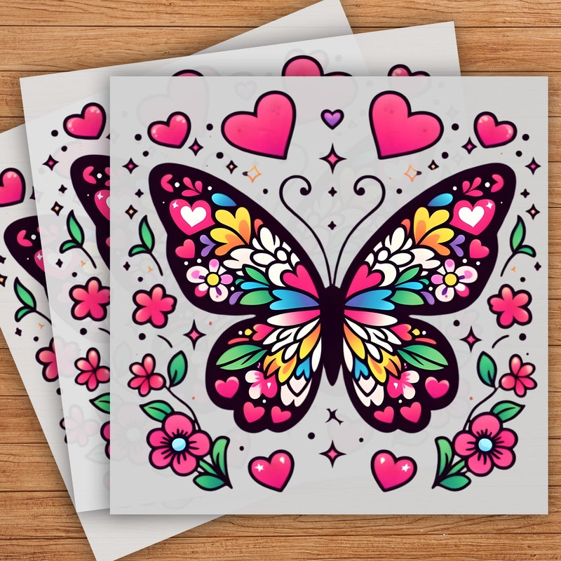 Butterfly Transfer - Etsy