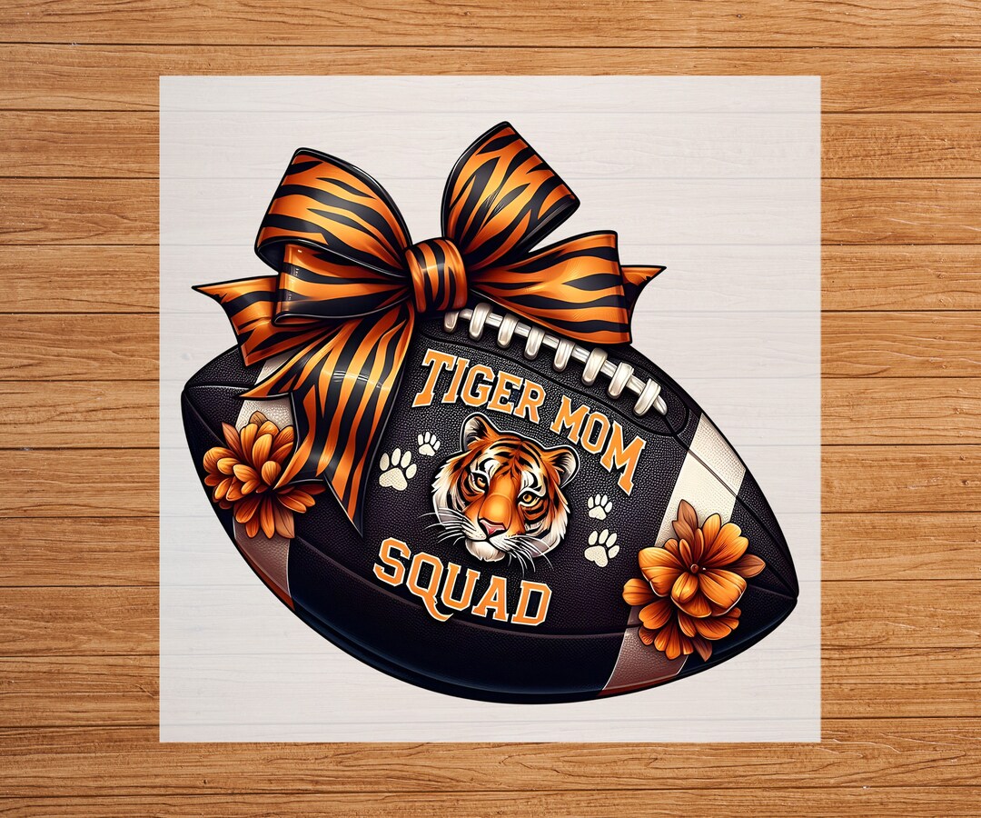 Tiger Mom Football DTF Transfer: Fierce Sports Design - Etsy