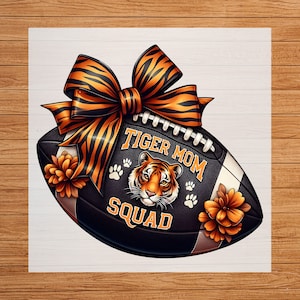 Tiger Mom Football DTF Transfer: Fierce Sports Design - Etsy