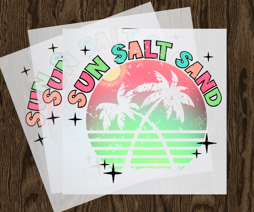 Sun, Salt, Sand DTF Transfer: Beach Vibes Iron-on Design - Etsy