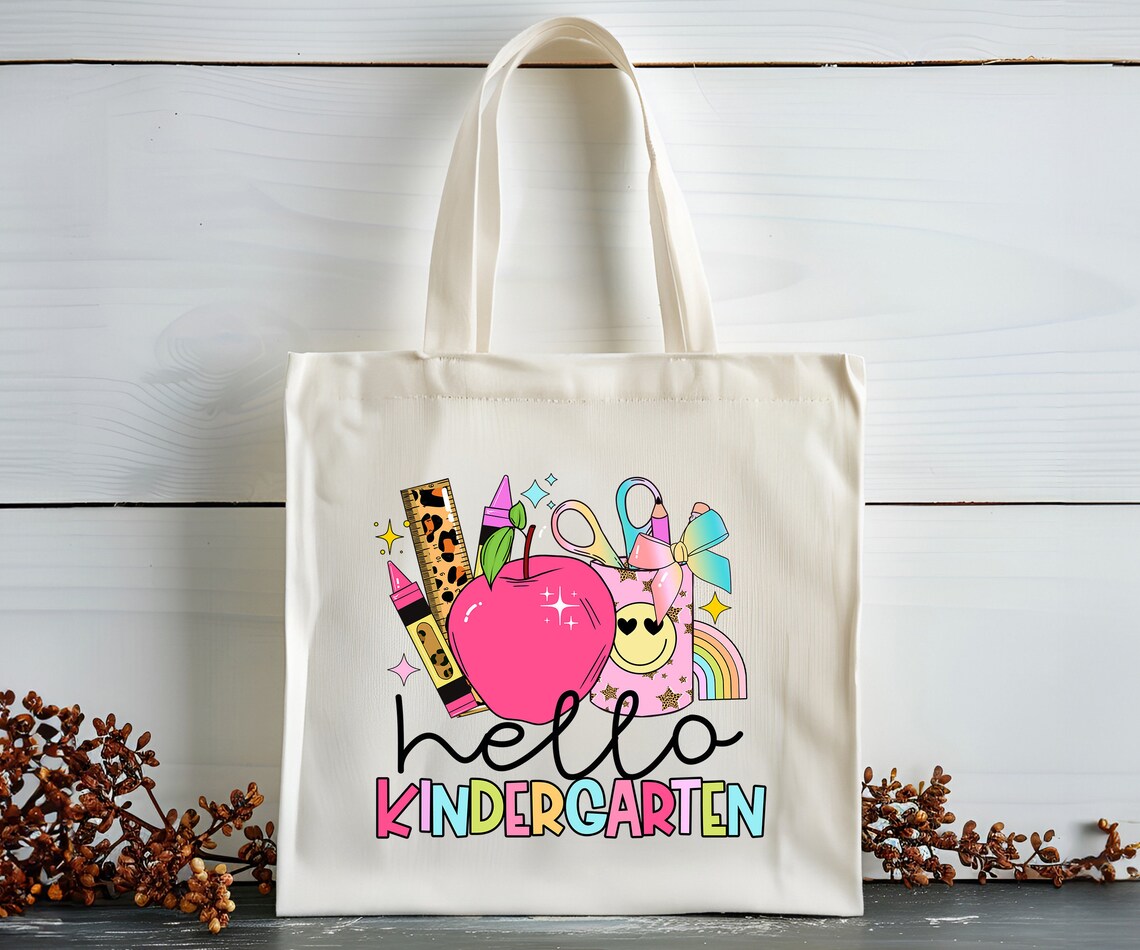 Hello Kindergarten DTF Transfer: Back to School Iron-on Decal - Etsy