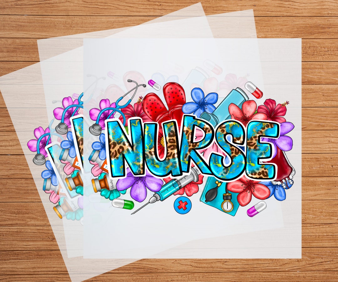 Nurse DTF Transfer: DIY Medical Apparel Iron-on Decal - Etsy