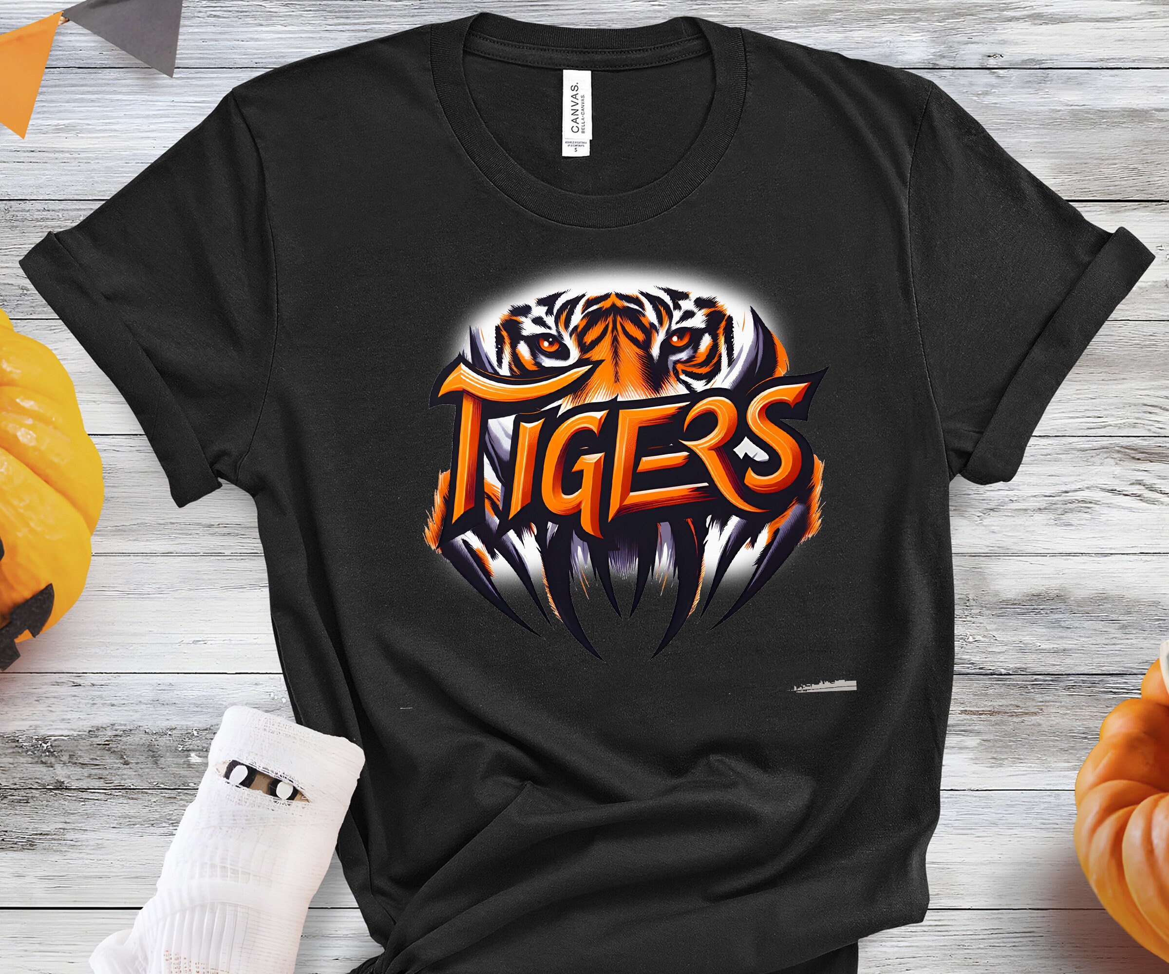 Go Tigers Go DTF Transfer: Tiger Head Sports Design - Etsy