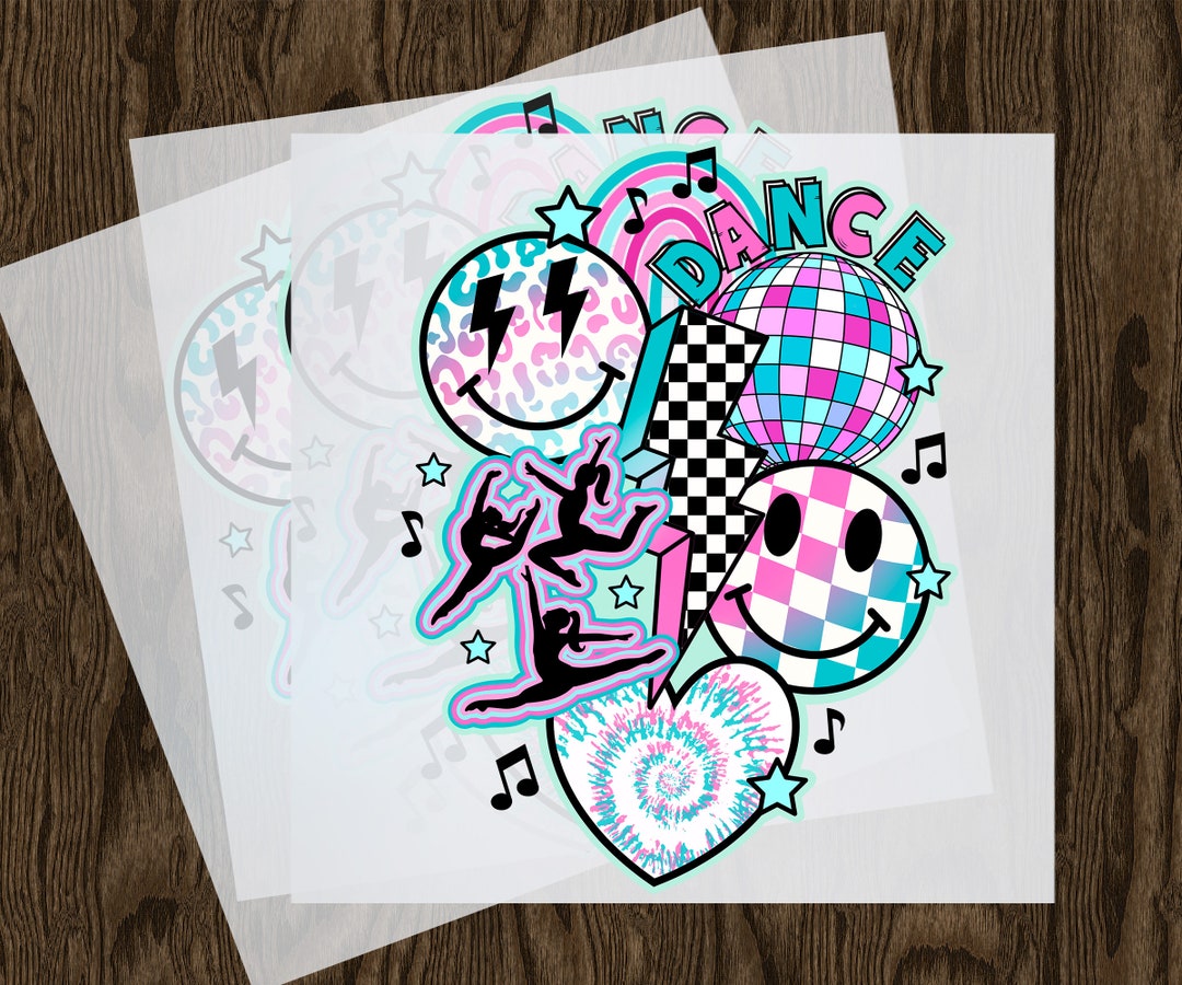 Retro Dance DTF Transfer, Vintage Dance Vibes, Easy Iron-on, Ready to ...