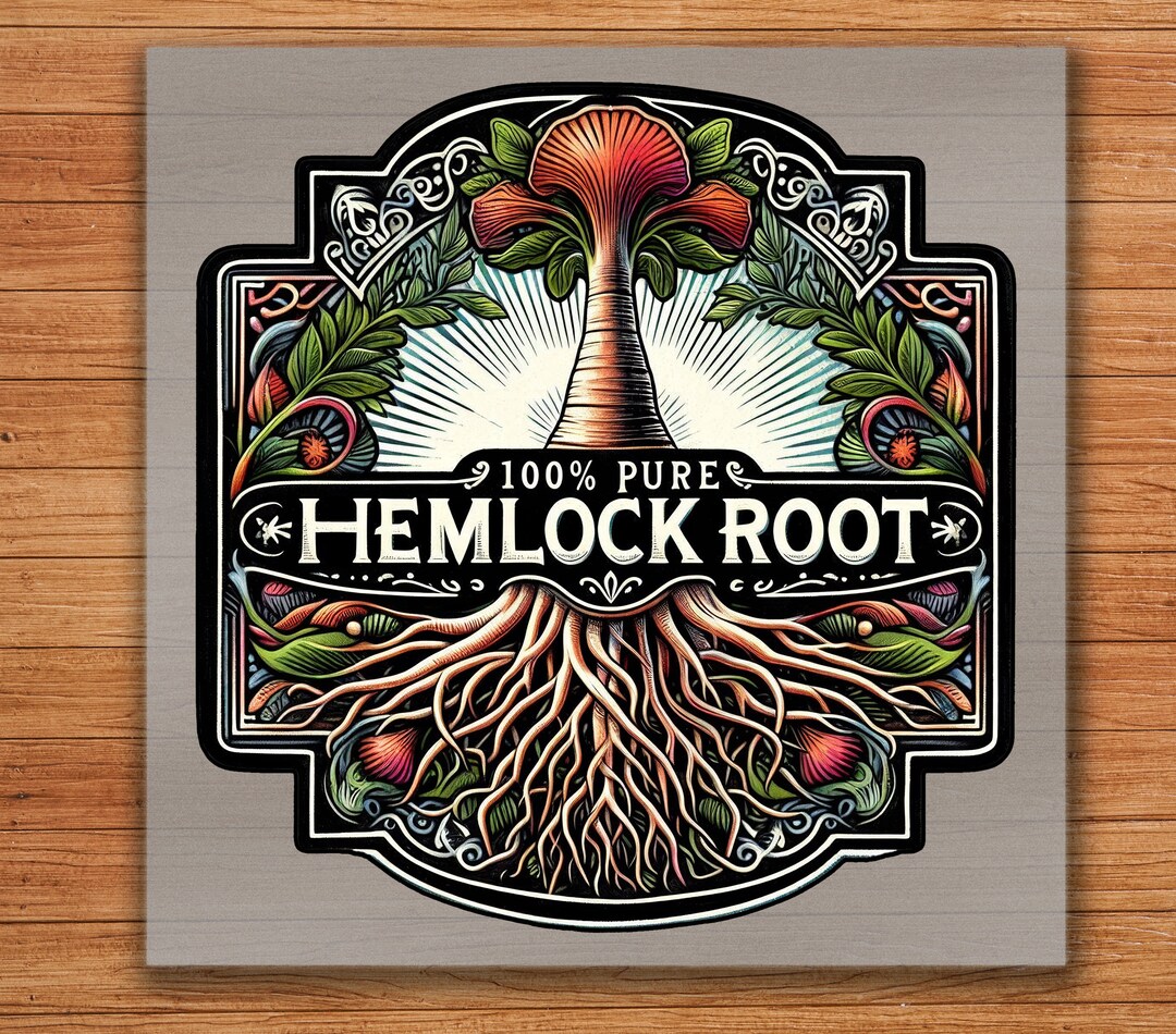 Hemlock Root DTF Transfer, Magical Plant Iron-on Decal - Etsy
