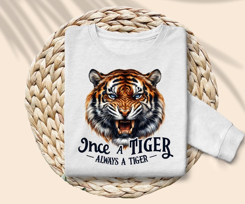 Once a Tiger, Always a Tiger DTF Transfer: Alumni School Pride - Etsy