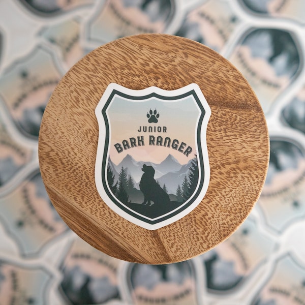 Park Ranger Badge Sticker - Etsy