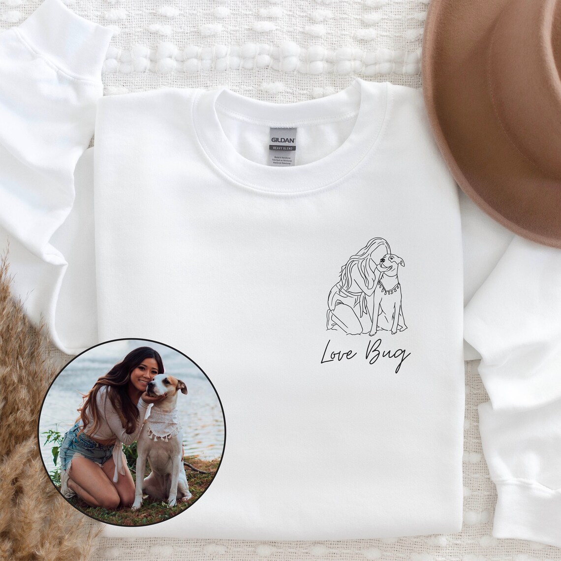 ADD ON Custom Human Line Drawing Add on Option Hand Drawn - Etsy