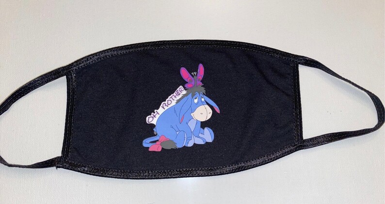 Eeyore Face Mask | Etsy