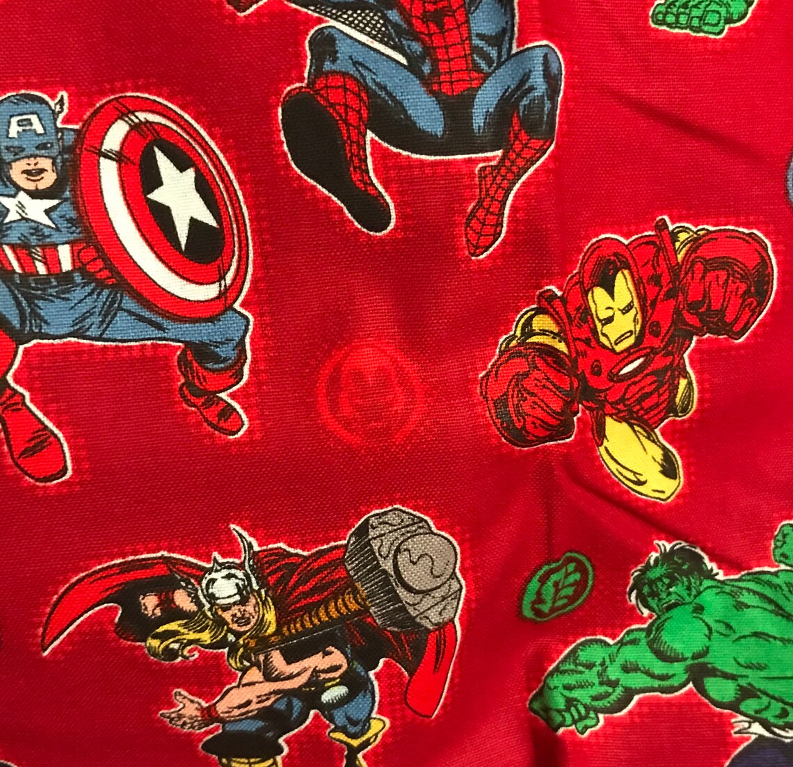 Marvel Heroes Fabric | Etsy