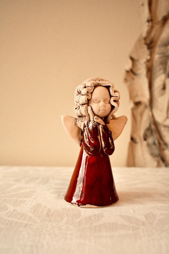 Handmade Collectible Angel Figurine | Etsy