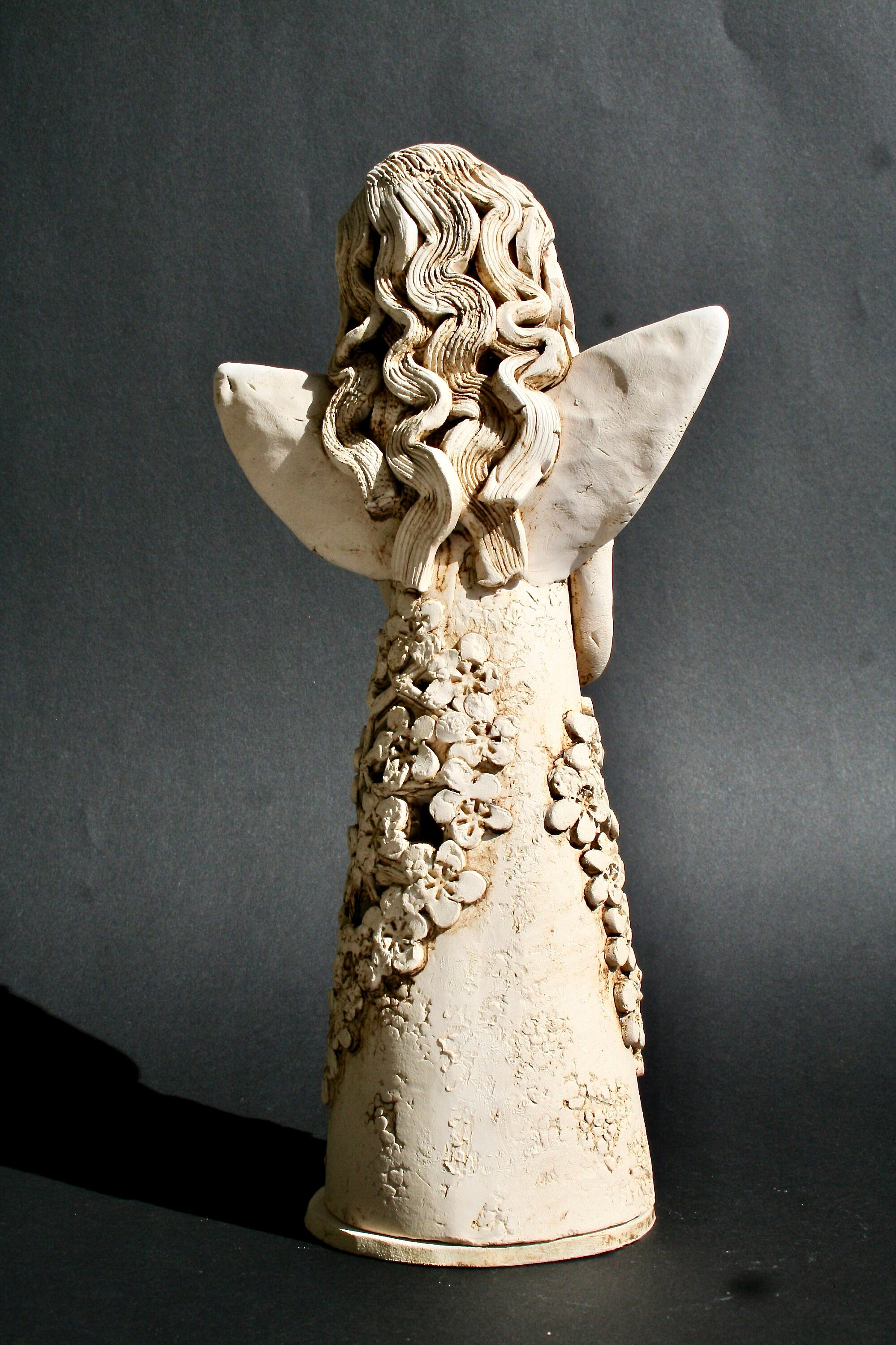 Collectible Ceramic Angel Tealight Holder|handmade Angel Figurine ...