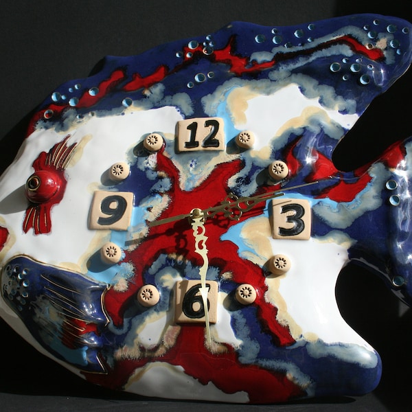 Fish Clock - Etsy
