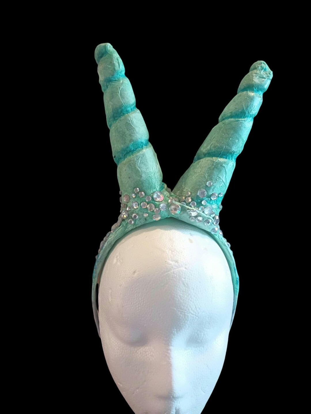 Blue Dragon Horns Headband - Etsy