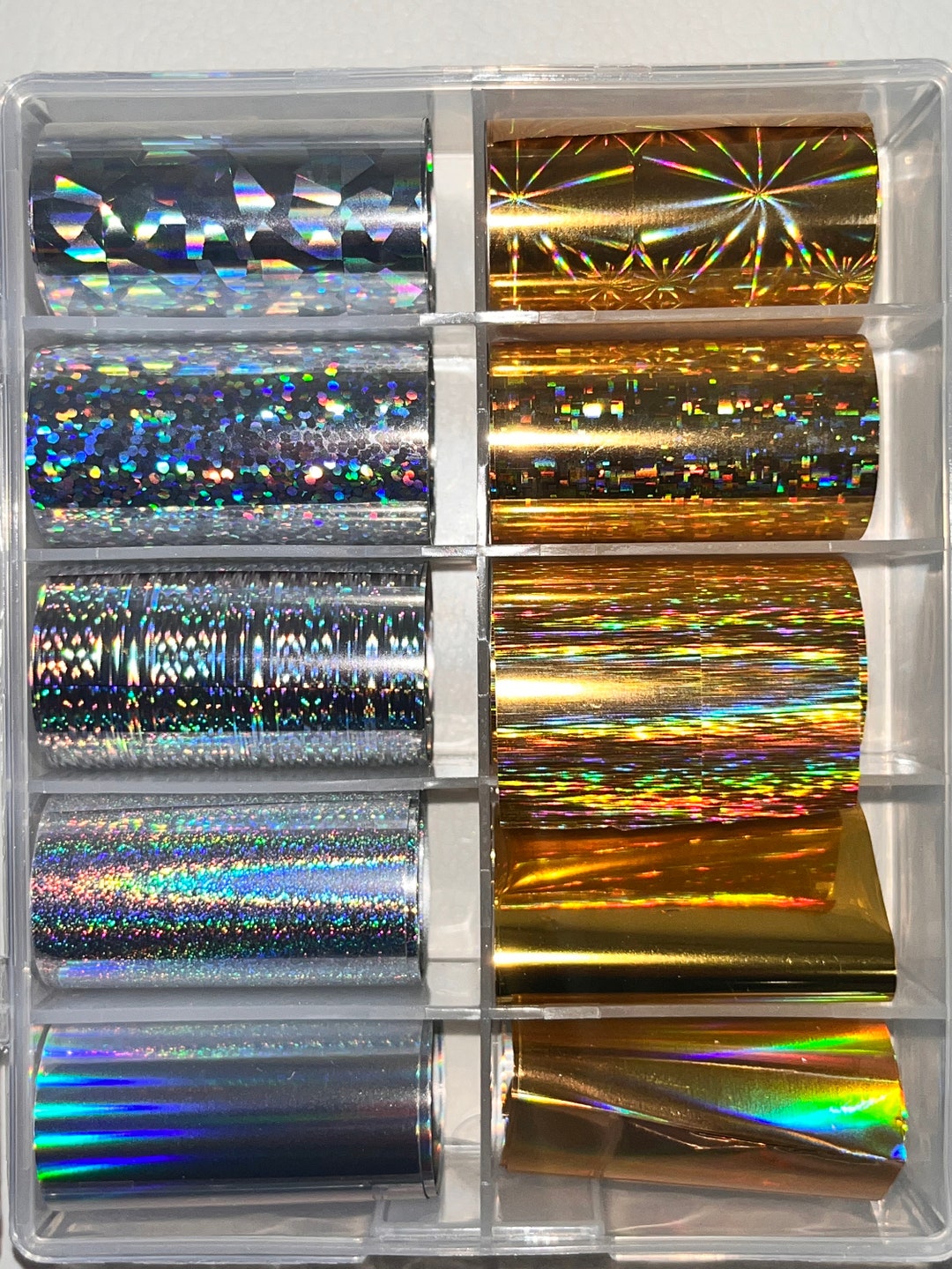 Metallic Nail Foil Box Nail Art Foil Nail Art Accessories Gold Foil ...