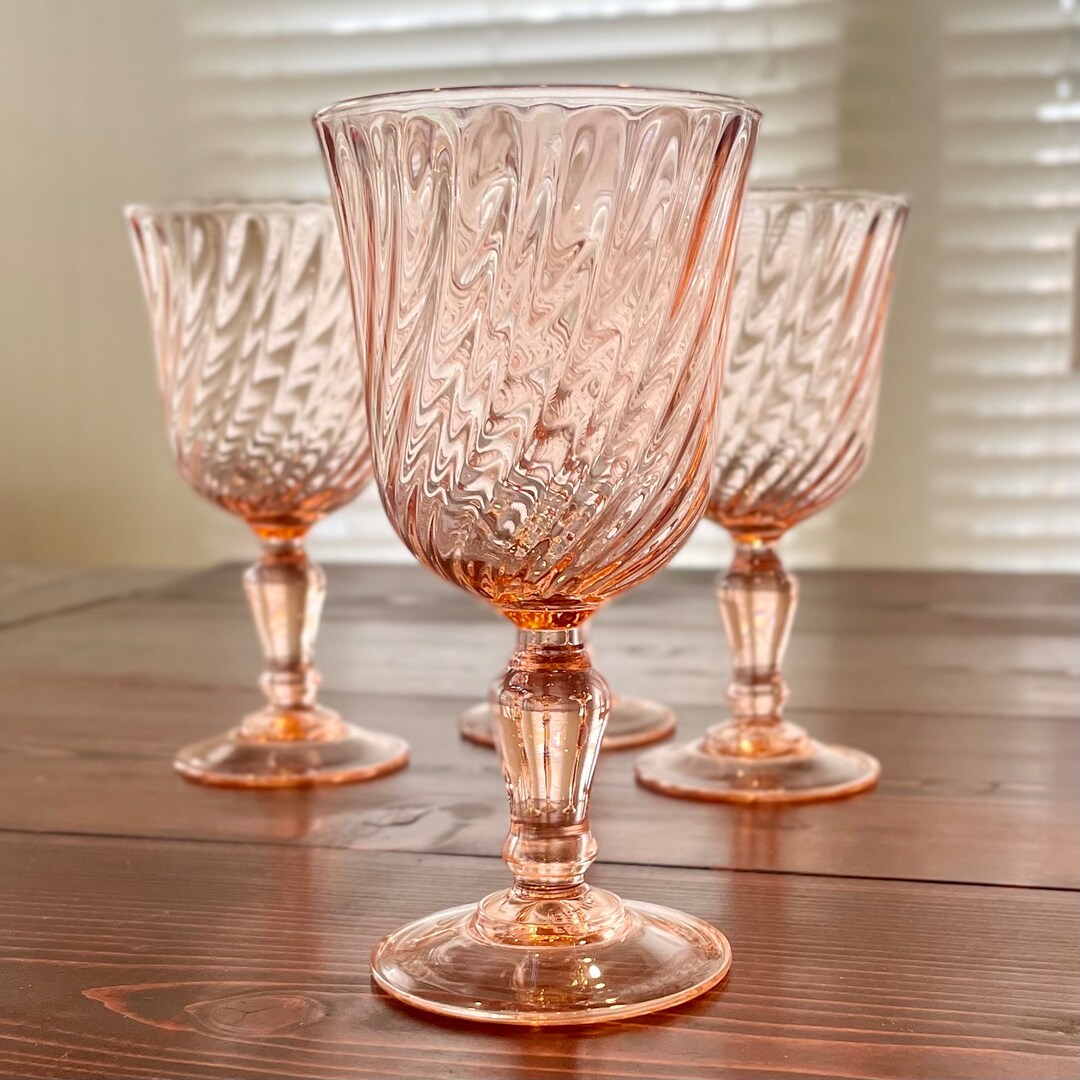 Luminarc Rosaline 1960s Pink Glass Candle in Aroma You Choose - Etsy