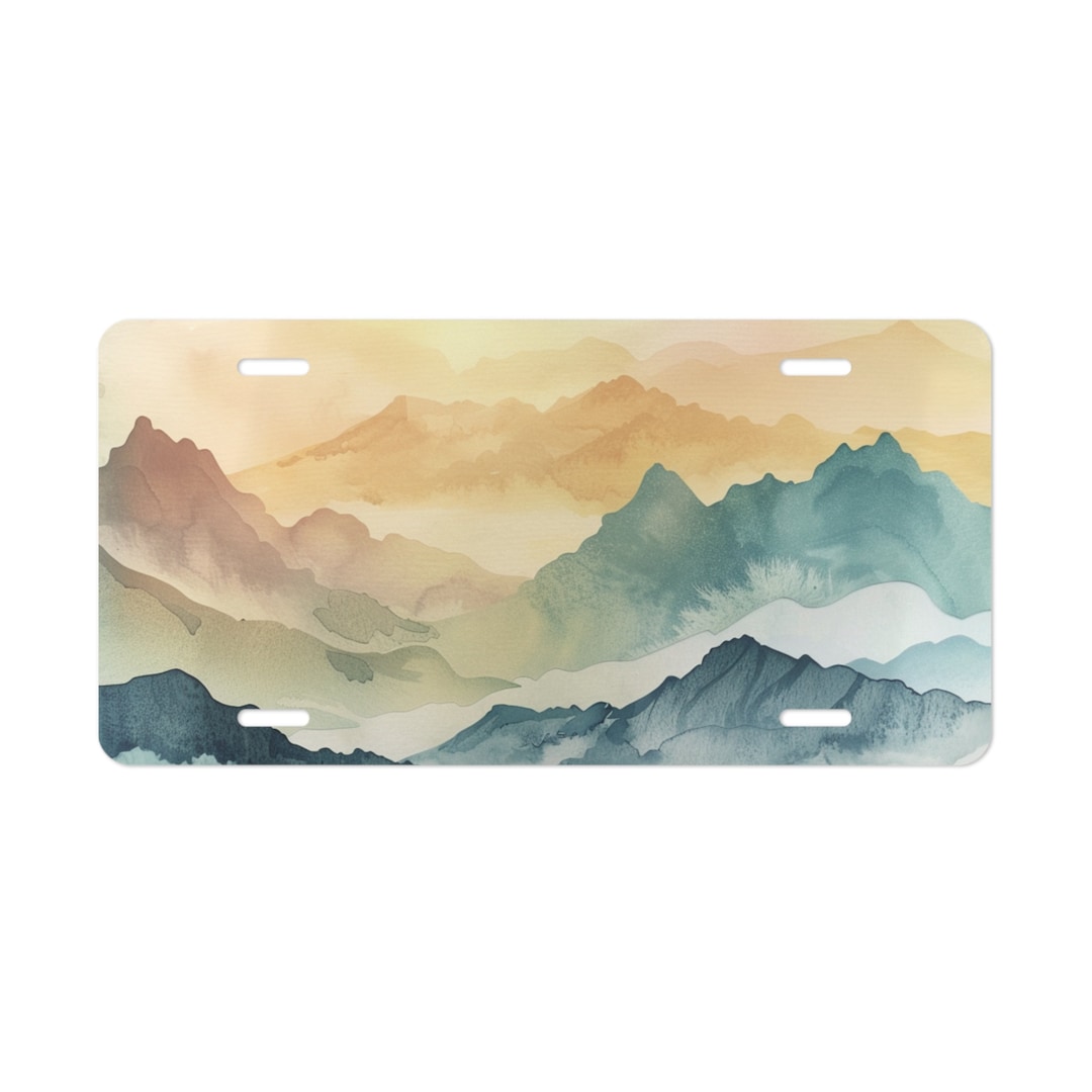 Mountains Vanity Plate, Mountains License Plate, Mountains Car Tag ...