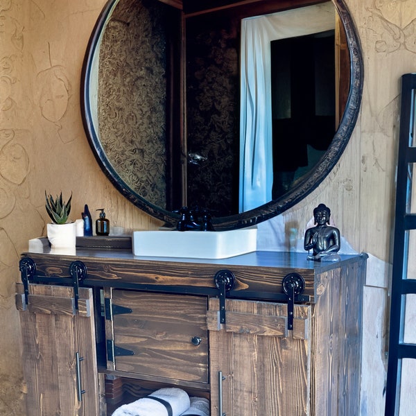 Barn Wood Vanity - Etsy