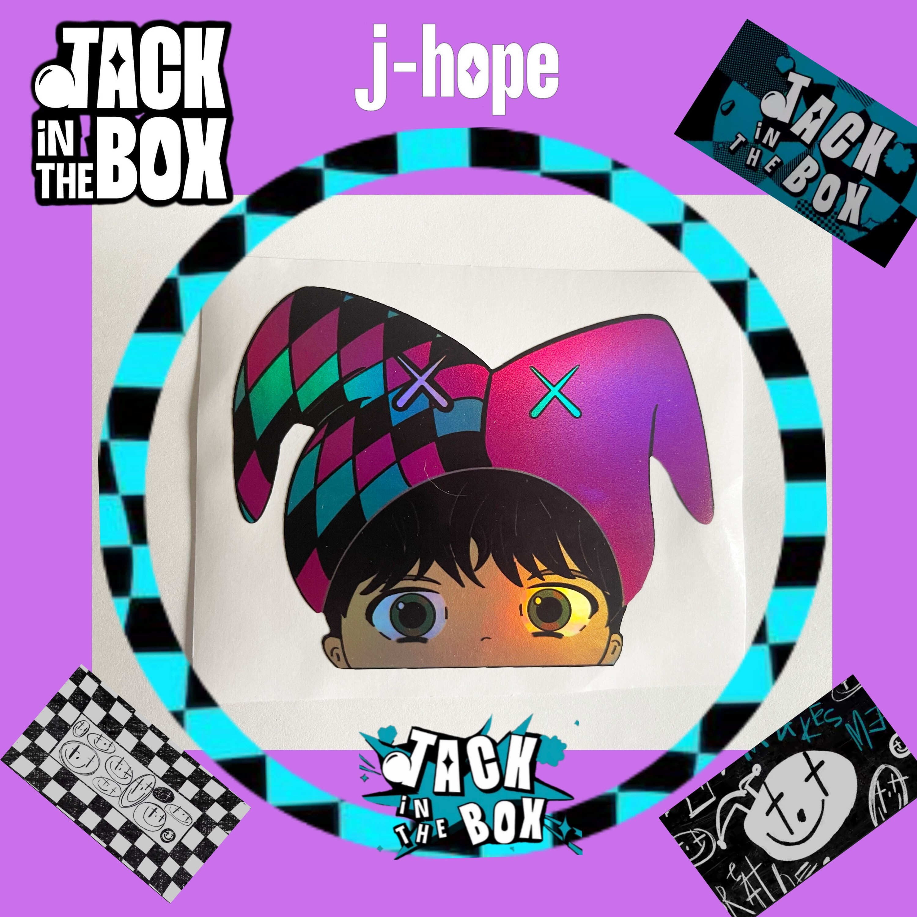 Jhope Jack in the Box Sticker - Etsy