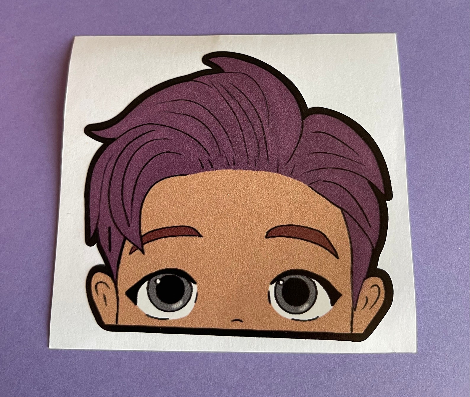 BTS Stickers Tiny Tan Peekers Vinyl Waterproof - Etsy