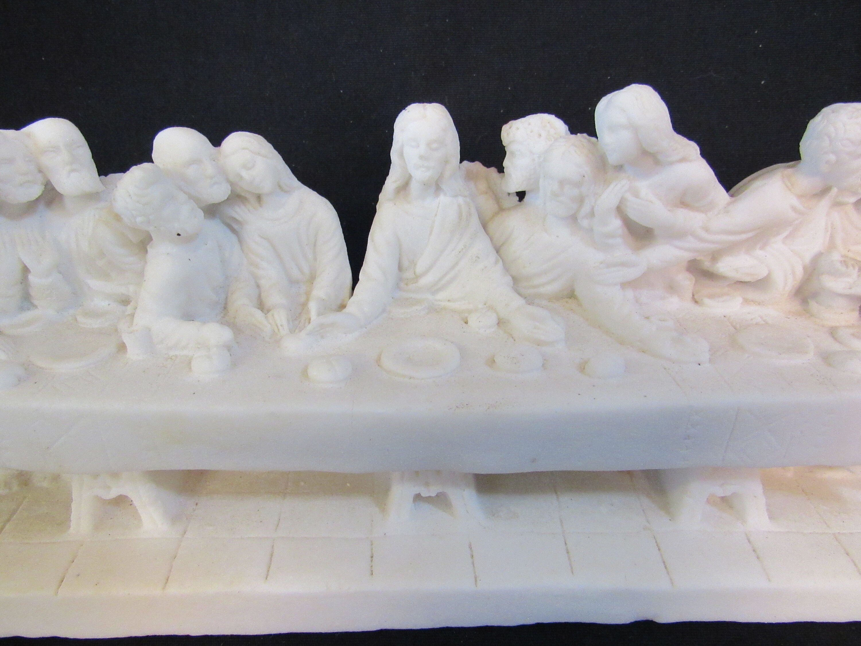 L Toni “last Supper” Composite Stone Sculpture, 10” Detailed Figurine ...