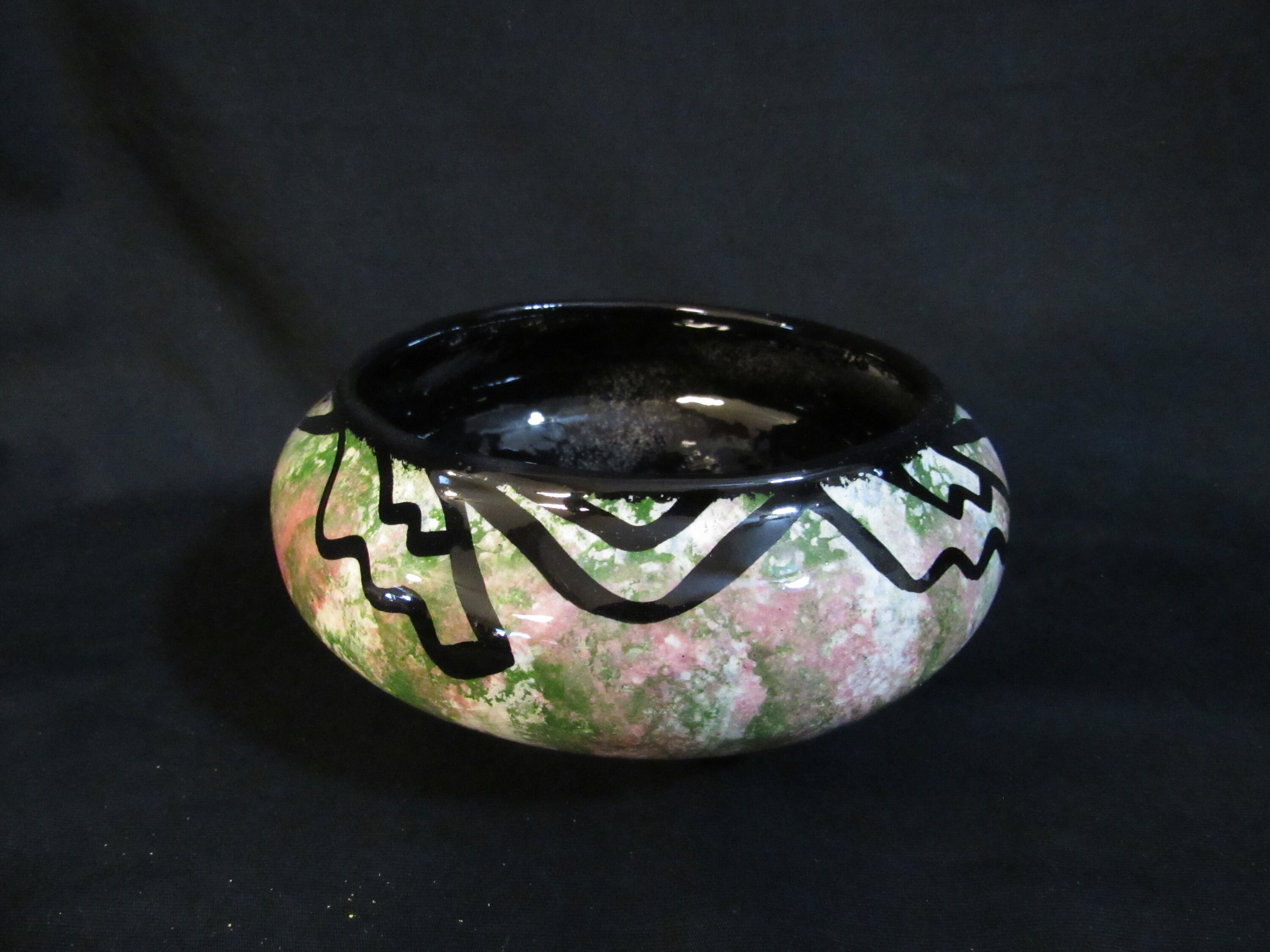 Mana Apache Hand Painted 6 Bowl Native American Pottery Dish | Etsy