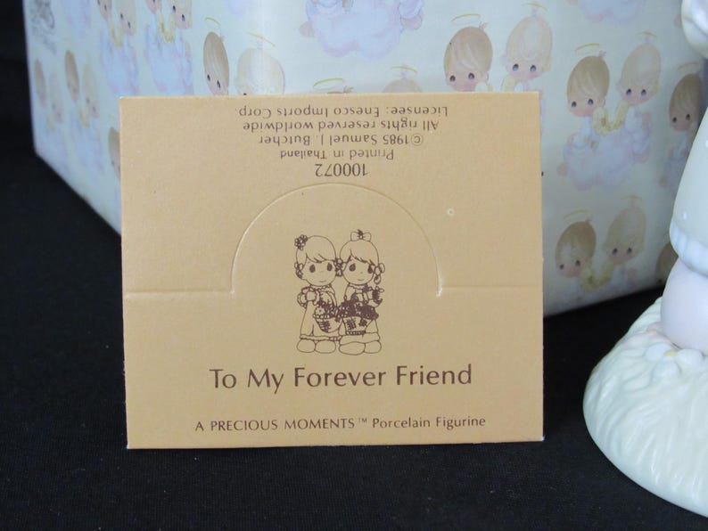 Precious Moments "to My Forever Friend" 100072 Enesco 1985 Girl Friends ...