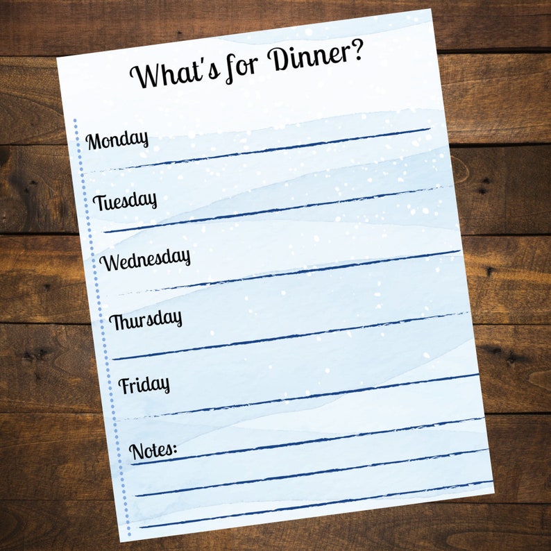 What's for Dinner Digital Download - Etsy