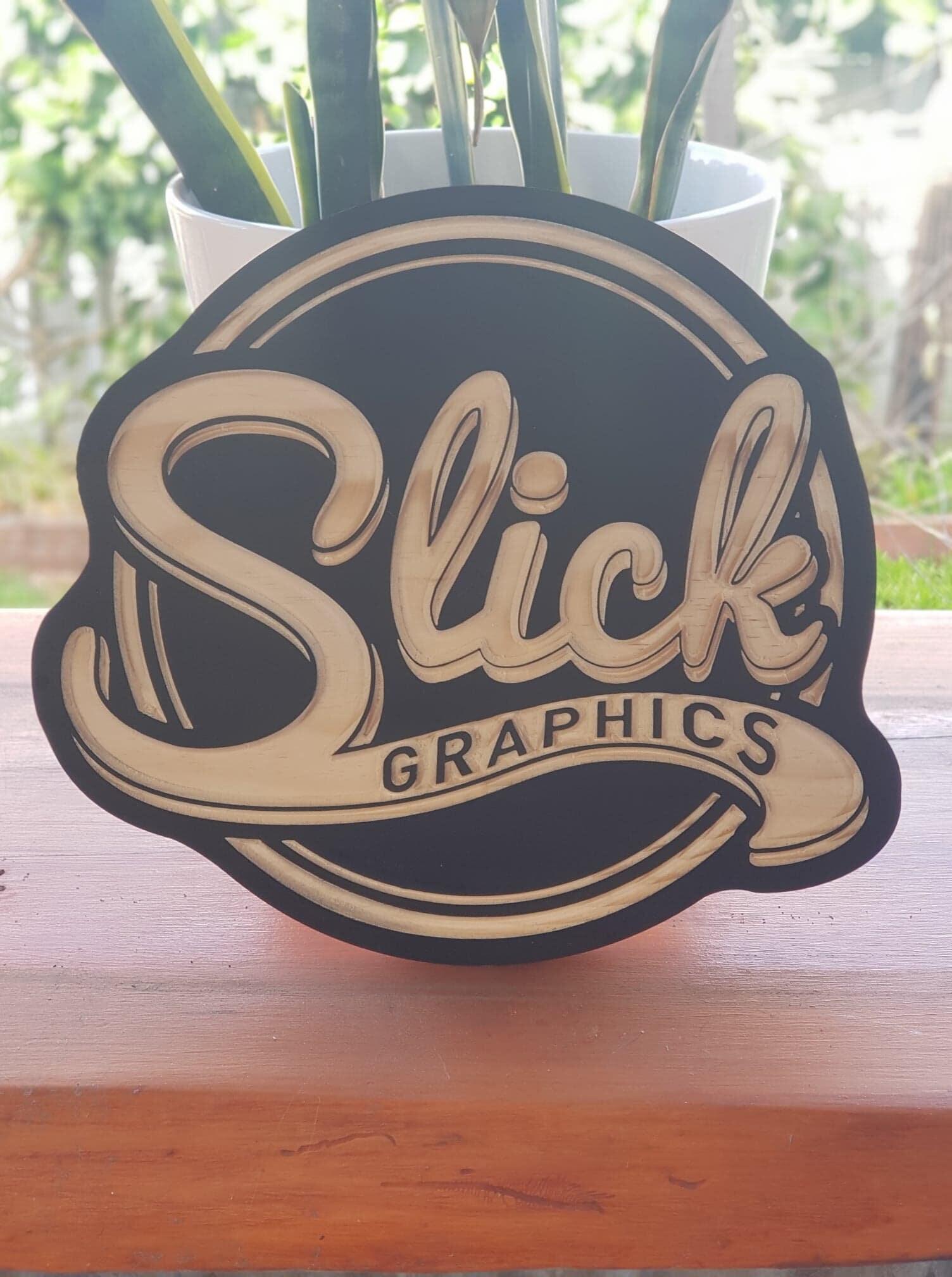 Timber Personalised Signs for Business or Home | Business Name - Etsy