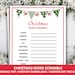 Christmas Word Scramble Game, Winter Word Scramble Game, Printable ...