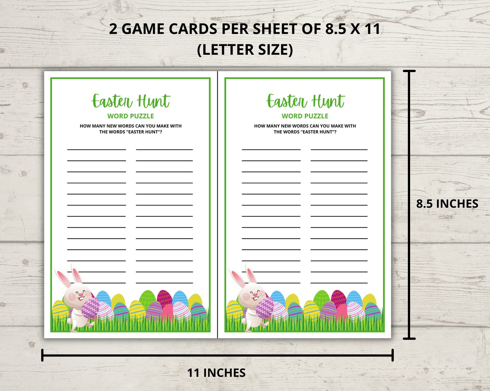 Easter Game Bundle Easter Activities for Kids Easter - Etsy