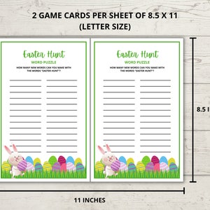 Easter Game Bundle, Easter Activities for Kids, Easter Printables ...