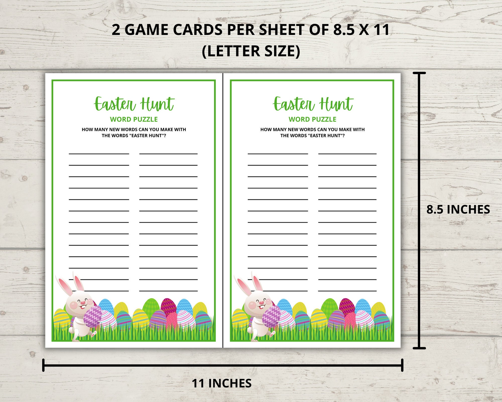 Easter Game Bundle, Easter Activities for Kids, Easter Printables ...